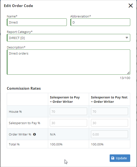 Managing Order Codes – MarketTime Support Center