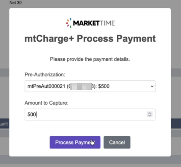 Using mtCharge+ within NetSuite – MarketTime Support Center