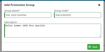 Creating/Managing Promotion Groups – MarketTime Support Center