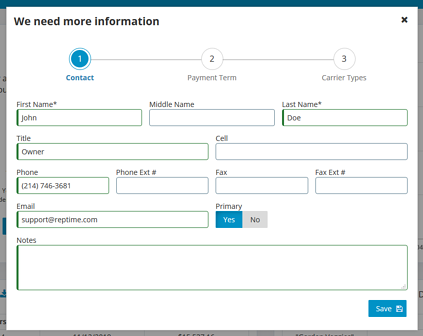 Initial Login Setup – MarketTime Support Center